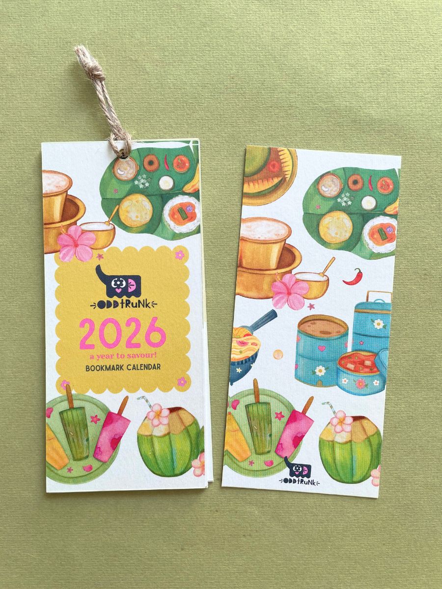A Year To Savour! 2026 Bookmark Calendar – Odd Trunk