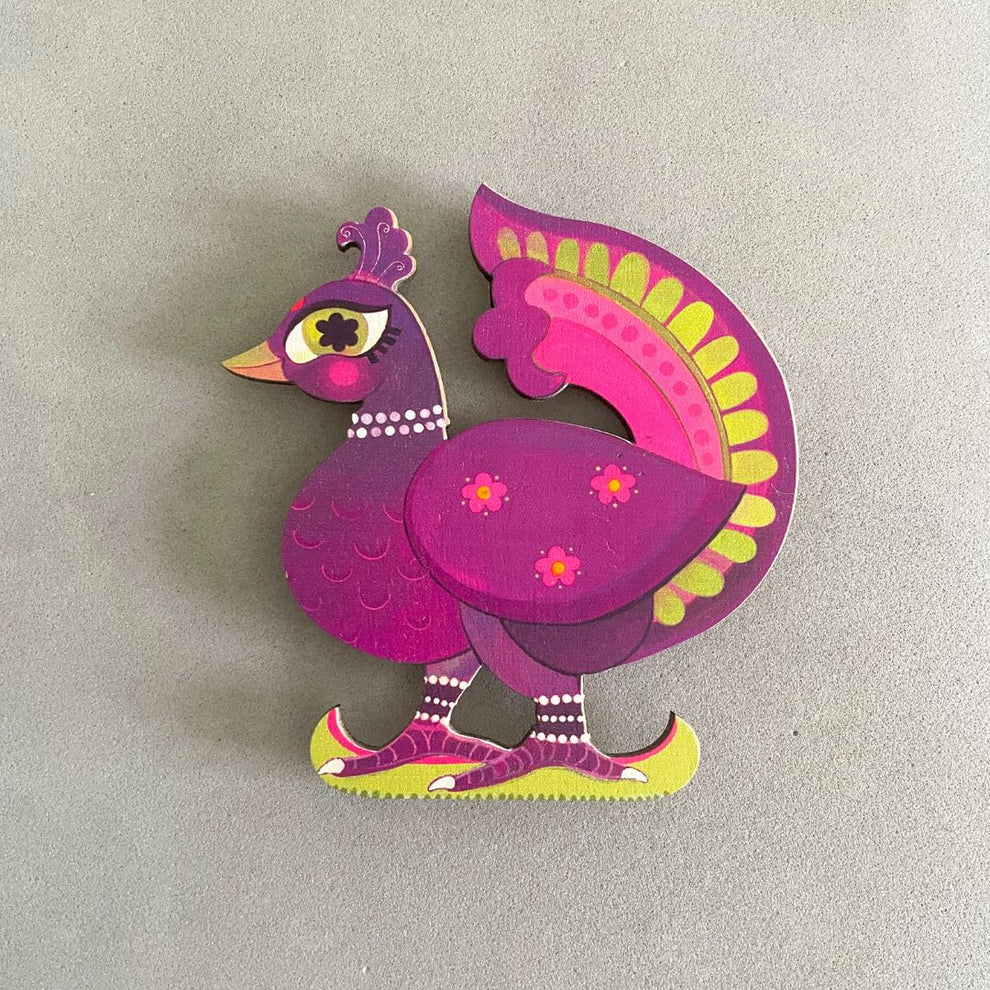 Annapakshi- Jumbo Birchwood Fridge Magnet – Odd Trunk