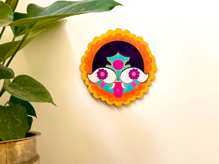 Kanakambaram- Birchwood Evil Eye Wall Plaque - 7 in – Odd Trunk